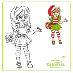 Christmas Elf Outline Vector Images (over 730)