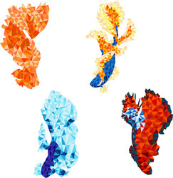 Polygon Fish Vector Images (over 1,500)