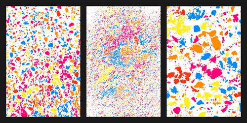 Simple line pattern childish style colored shapes Vector Image