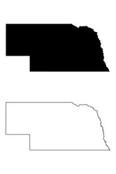 Nebraska Outline Vector Images (over 400)