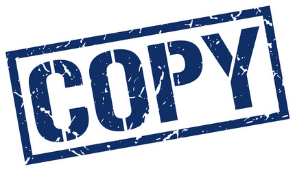 Copy black stamp Royalty Free Vector Image - VectorStock