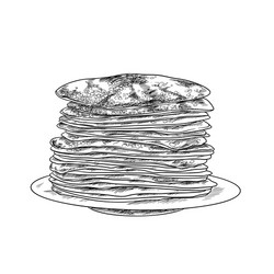 Pancake Stack Vector Images (over 2,300)