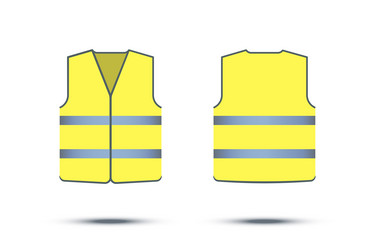 Safety vest Royalty Free Vector Image - VectorStock