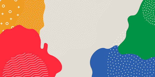 Abstract pop art color splash pattern Royalty Free Vector