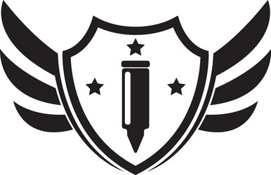 Army logo icon sign symbol military shield circle Vector Image