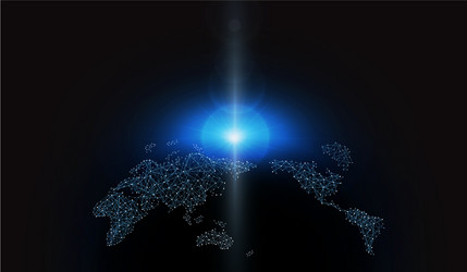 Abstract light out technology background hitech Vector Image