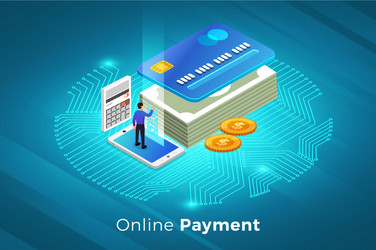 3d payment terminal Royalty Free Vector Image - VectorStock