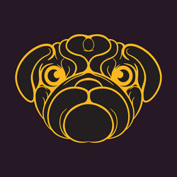 Pug Logo Vector Images (over 2,900)