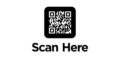Qr code scanning symbol for smartphone Royalty Free Vector