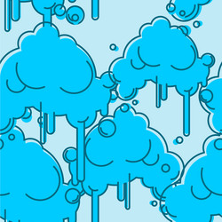 Cloud seamless pattern sky background abstract Vector Image