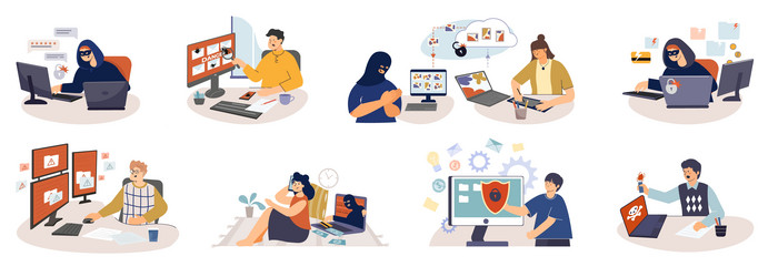 Person Using Computer Vector Images (over 21,000)