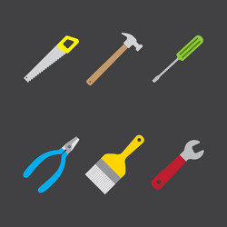Tools icon set-5 Royalty Free Vector Image - VectorStock