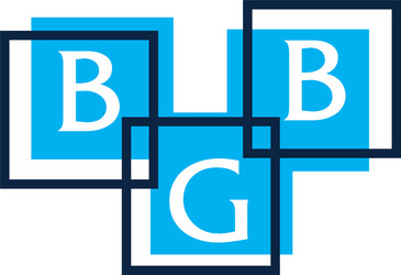 Initial scissors letter b logo design template Vector Image