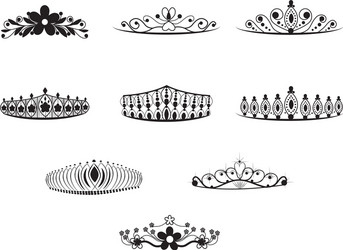 Gold tiara Royalty Free Vector Image - VectorStock