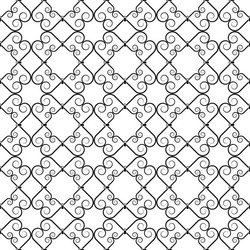 Wrought iron pattern Royalty Free Vector Image