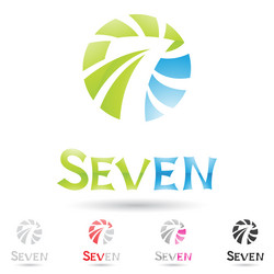 Number 7 Vector Images (over 15,000)