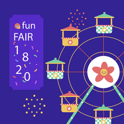 Kids Fun Fair Poster Vector Images (over 370)