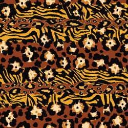 Wild animal skins patchwork wallpaper Royalty Free Vector