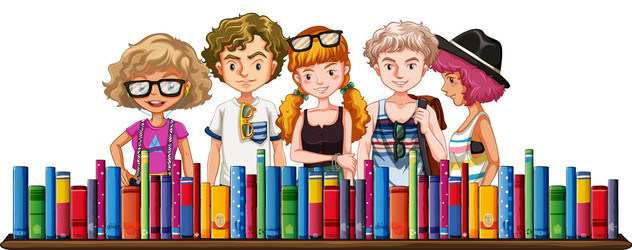 Five Books Vector Images (over 1,500)