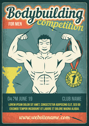 Gym Bodybuilding Poster Vector Images (over 3,300)