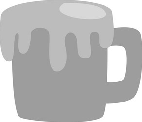 Glass drawing on white background Royalty Free Vector Image