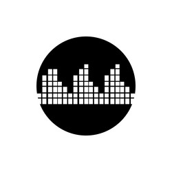 Music note logo design song tone Royalty Free Vector Image