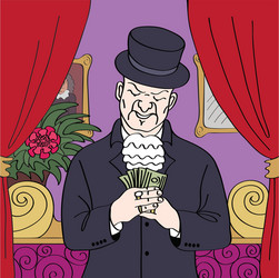 Picture Cartoon Rich Man Vector Images (70)