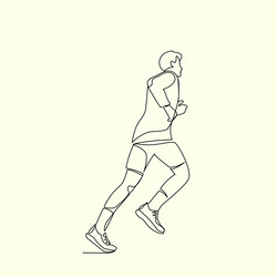Runner Line Art Vector Images (over 1,300)