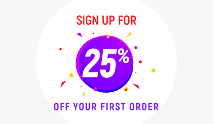 Shopping cart with discount coupon Royalty Free Vector Image