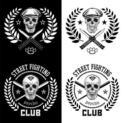 Street fighting Royalty Free Vector Image - VectorStock