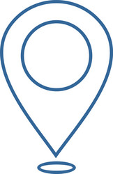 Travel point flat icon template design Royalty Free Vector