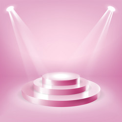 Pink Spotlight Background
