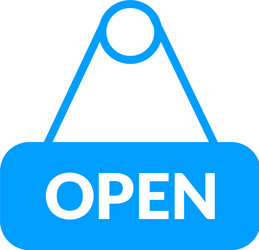 Open icon Royalty Free Vector Image - VectorStock