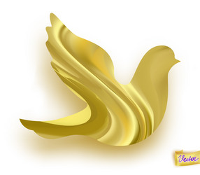 Gold Peace Dove Vector Images (over 290)