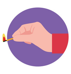 Hand Holding Matchstick Vector Images (over 110)