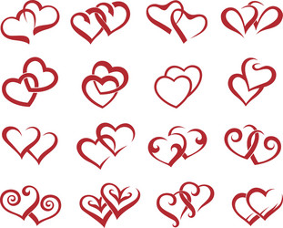 Hearts Royalty Free Vector Image - VectorStock