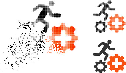 Pixel Runner Vector Images (over 190)