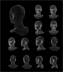 Human Wireframe Model Vector Images (over 4,800)
