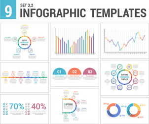 Fastfood infographic template Royalty Free Vector Image