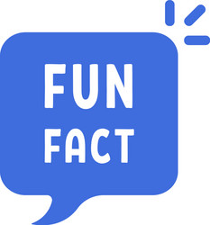 Fun fact neon sign facts design template Vector Image