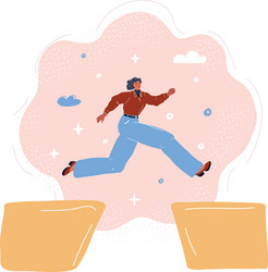 Jumping People Hand Draw Vector Images (over 2,000)