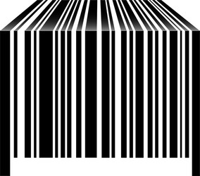 Fingerprint with bar code Royalty Free Vector Image