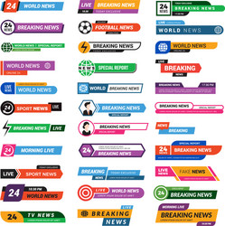 Breaking News Header Template Vector Images (over 660)