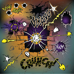 Cartoon - crash Royalty Free Vector Image - VectorStock