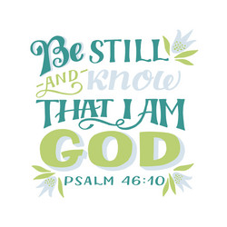 God is still in control Royalty Free Vector Image