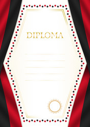 Frame and border with papua new guinea flag Vector Image