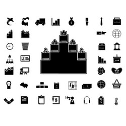 40 industrial revolution 4ir sign Royalty Free Vector Image