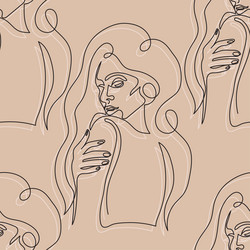 One Line Women Vector Images (over 1,700)