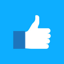 Hand like icon Royalty Free Vector Image - VectorStock