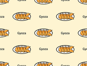 Patongo cartoon character seamless pattern Vector Image